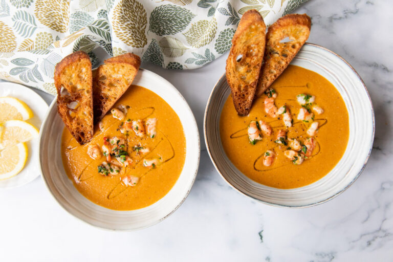 Classic Prawn Bisque - A Pinch of Saffron